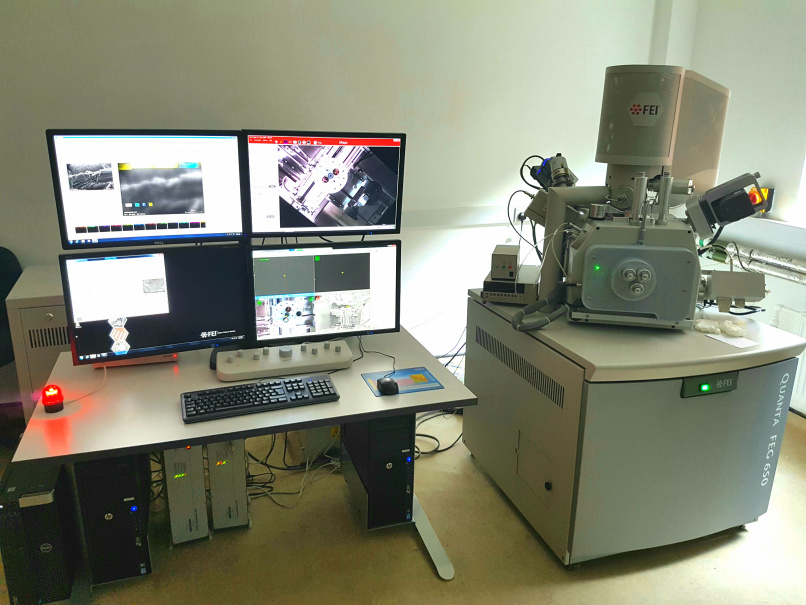 A Scanning Electron Microscope.