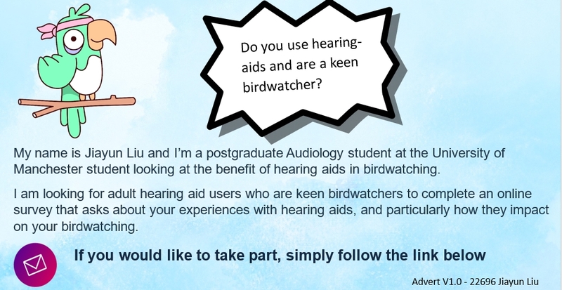 Birdwatching and Hearing Aid Use Survey 2025